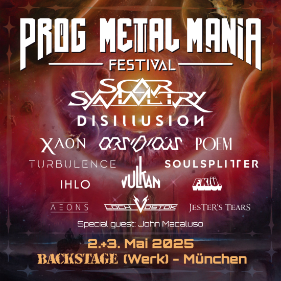 Get your tickets for Prog Metal Mania here